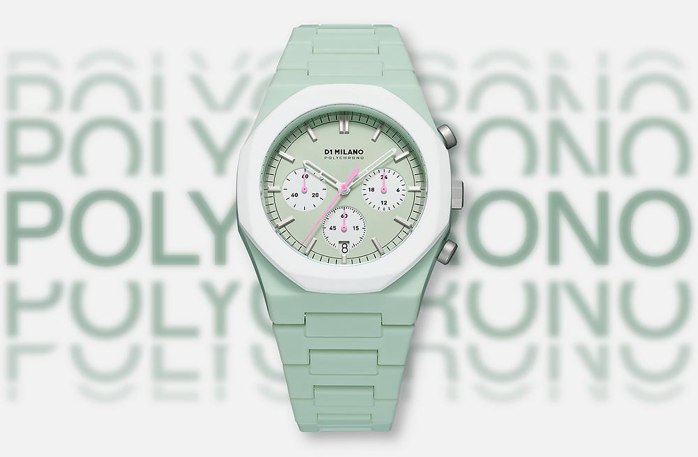 Polychrono 40.5mm - Green Blast | D1 Milano