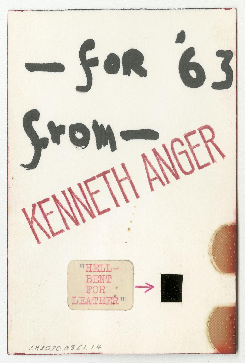 Artist Kenneth Anger